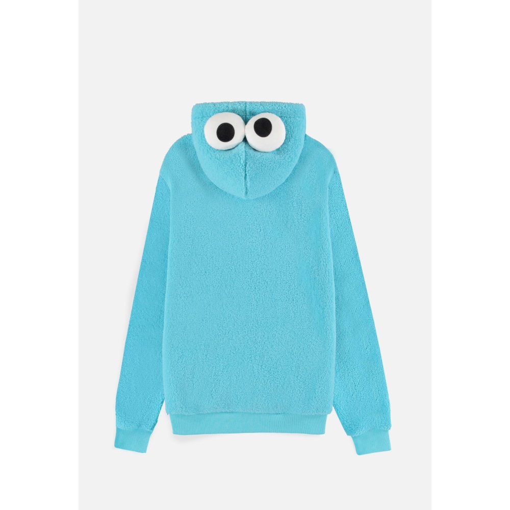 Sesame Street Cookie Monster Teddy Novelty Kapuzenpullover hoodie Blau